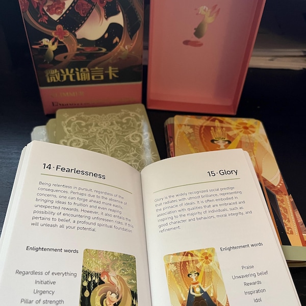 The Sage Rabbit Tarot 78 Cards Unique Asian Art Indie Deck for Beginner ...