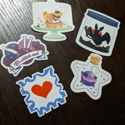 Baby Mothman in a Jar Clear Waterproof Vinyl Sticker - Etsy