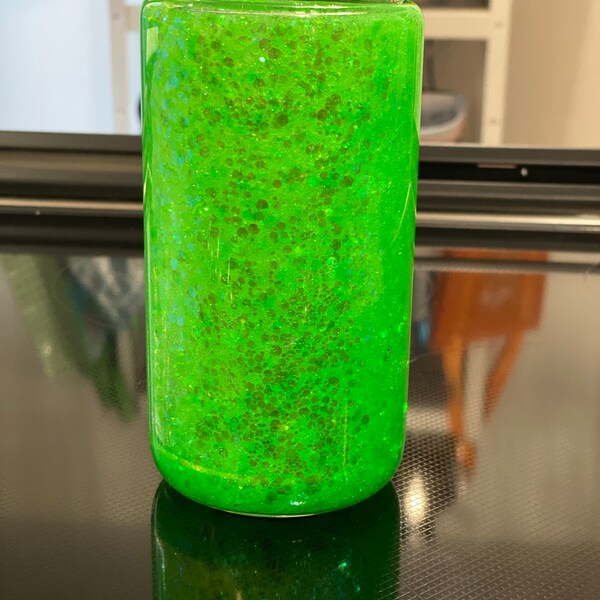 Custom Pink Glitter Tumbler - Personalized Sparkle Cup for Coffee, Tea ...