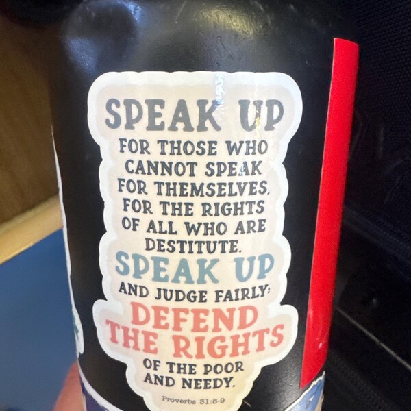 Proverbs 31:7-8 Speak Up, Judge Fairly, Defend the Rights of the Poor ...