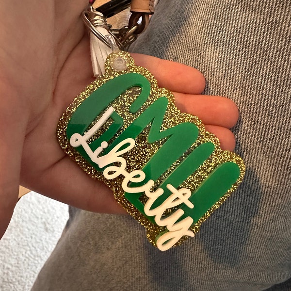 Personalized College Name Tag | College Acceptance | Gift | Grad ...