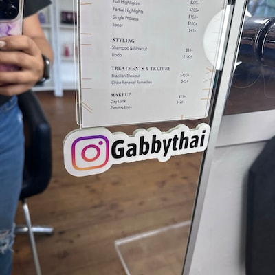 Custom Instagram Sticker, Social Media Sticker, Instagram Sticker, User ...