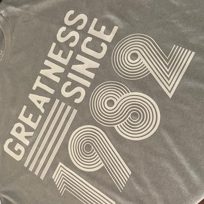 Awesome Since Custom Year PNG Any Age Birthday Png Retro Style, Gift ...