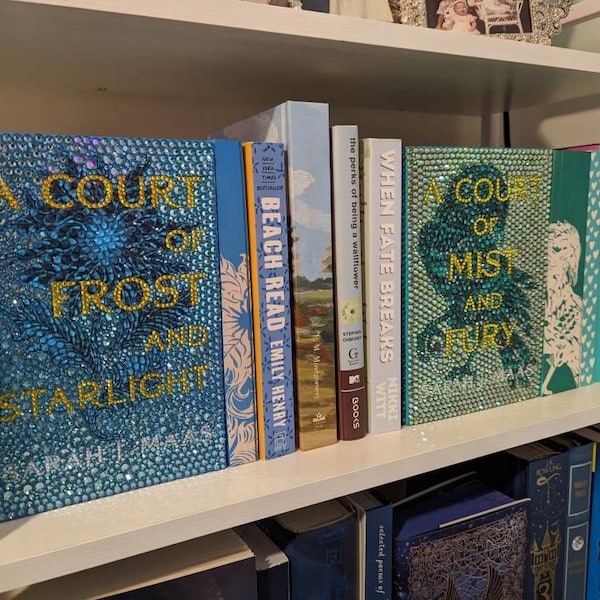 Kingdom of Ash Front Cover Only Bedazzled Special Edition Book With ...