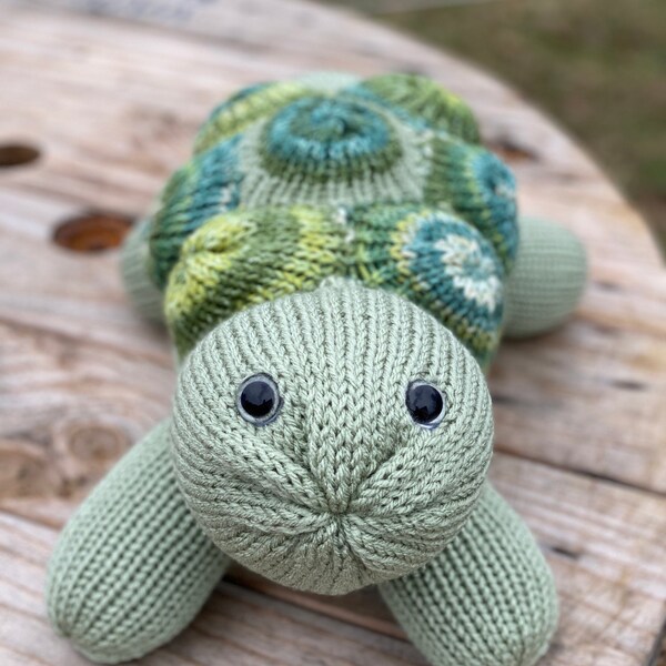 Tortoise - Circular Knitting Machine Pdf Pattern - Sentro Addi Express - Etsy