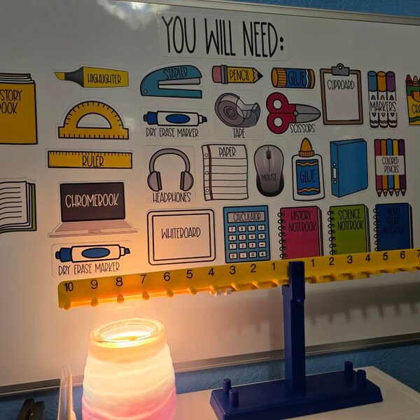 Magnets for Classroom Visual Aid Cards You Will Need School Supplies ...