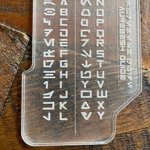 Aurebesh and Star Wars Pocket Translator - Etsy