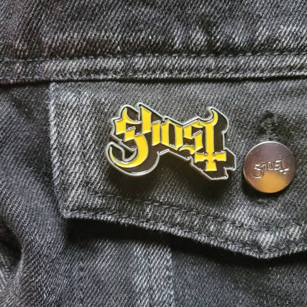 Ghost - Logo Enamel Pin - Etsy