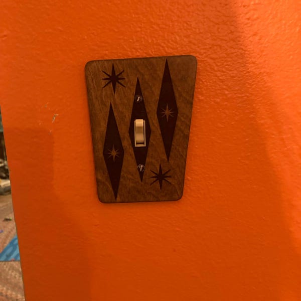Monstera Leaf Surfboard Light Switch Cover | Monstera Leaf Surfboard ...