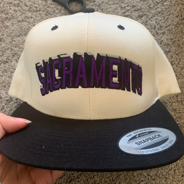 Custom Embroidered Snapback Hat , Two Toned Personalized Structured Cap ...