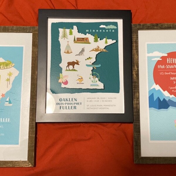 Washington State Map Print | Travel Poster | USA Poster | Illustrated ...