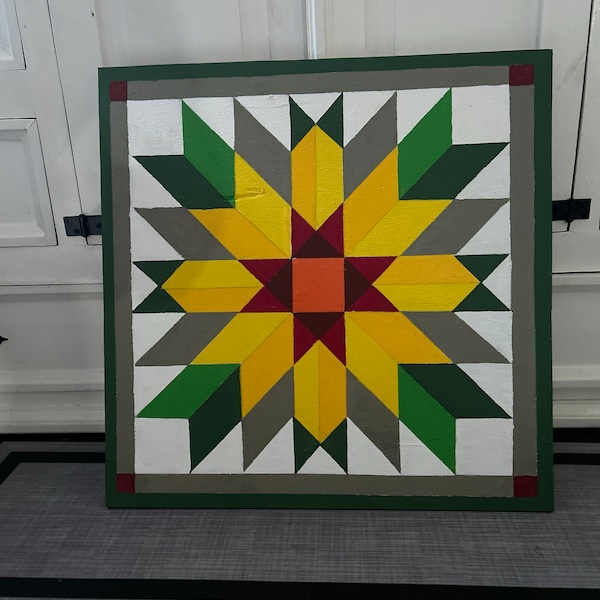 Double Crocus Barn Quilt PDF Pattern: SVG Bundle - Etsy