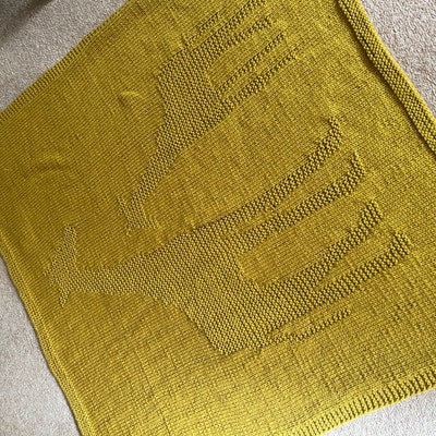 Giraffe Blanket, Knitting Pattern, PDF, Instant Download, Baby Blanket ...