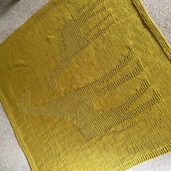 Giraffe Blanket, Knitting Pattern, PDF, Instant Download, Baby Blanket ...