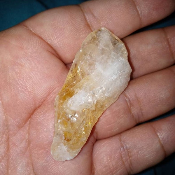 Large Citrine Crystal Stones, Raw Citrine Gem Stones, Yellow Orange ...