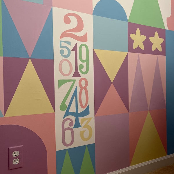 It's a Small World SVG Cutting File - Its a Small World Numbers - Etsy