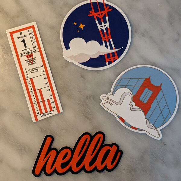 The San Francisco Native Sticker Pack - SF - San Francisco - Native ...