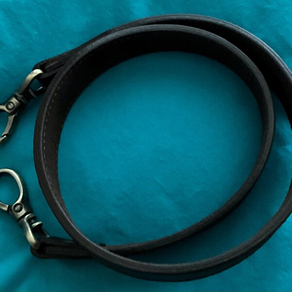 Honda Blue Color Pigmented Grain Leather Purse Strap Replacement 2 Inch ...