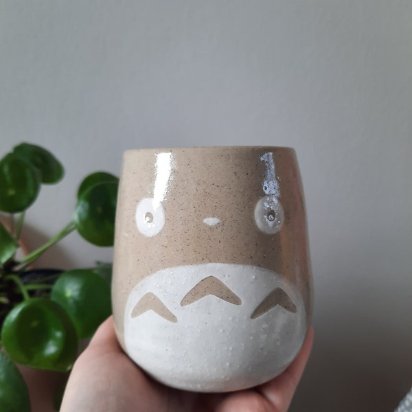 Totoro Studio Ghibli Stoneware Ceramic Cup, Tumbler, Mug, Plant Pot - Etsy