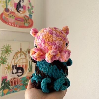 Flapjack the Dumbo Octopus Amigurumi Pattern, No Sew Crochet Dumbo ...
