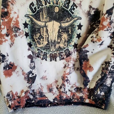 Bleached Cowhide Teecowhide Blanksbleached Blank Teeyouth - Etsy