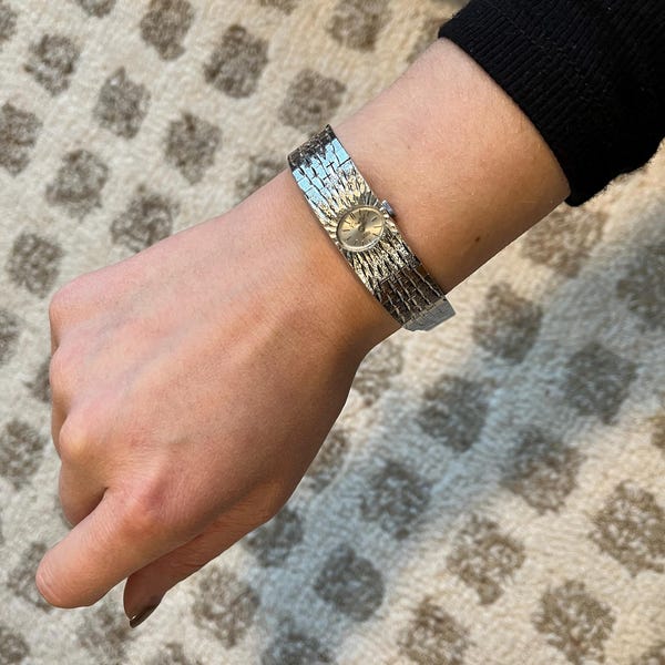 Stunning 1960 Vintage Swiss Ladies Wristwatch Mirus Golden Color Case ...