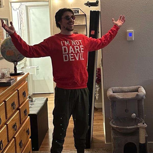 I'm Not Daredevil Sweatshirt, I'm Not Daredevil Shirt, I'm Not ...