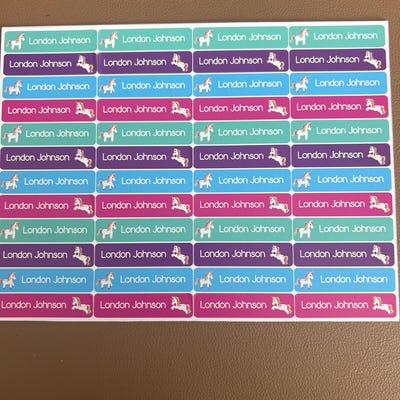 School Supply Labels Waterproof Labels for School Personalized Name ...