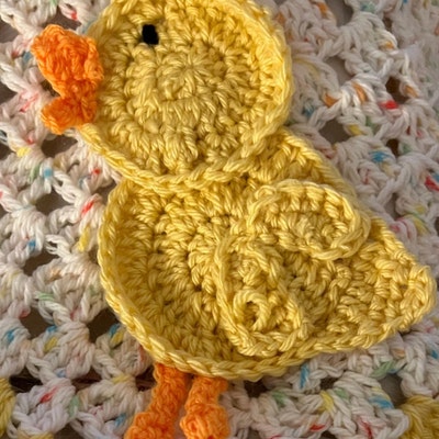Crochet Pattern Duck Applique Pattern Instant Pdf Download - Etsy