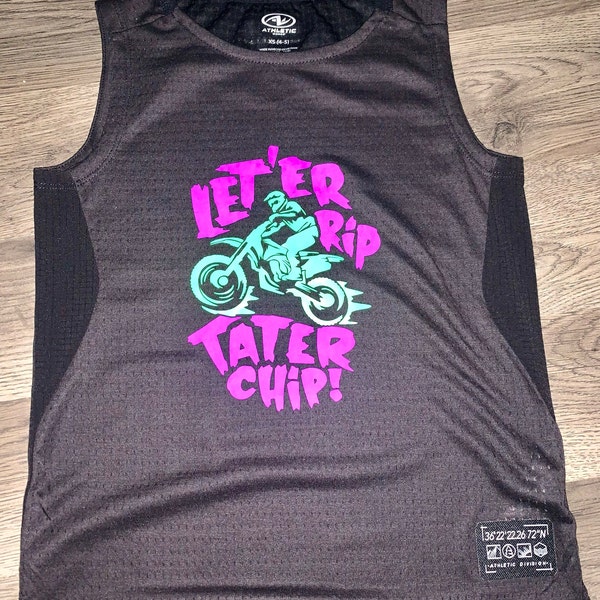 Dirt Bike Svg Clipart Motocross Svg Let Er Rip Tater Chip Iron on Print ...