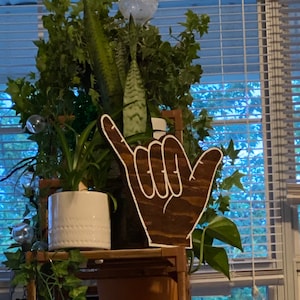 Wooden Hand Peace Sign Cutout Bohemian Home Decor Peace - Etsy