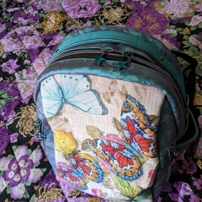 Bags Sewing Pattern Bubble Bag 3in1 Instructions for Sewing a Backpack ...