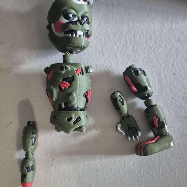 Scraptrap Articulating Figure COLOR FNAF Five Nights at Freddy’s - Etsy