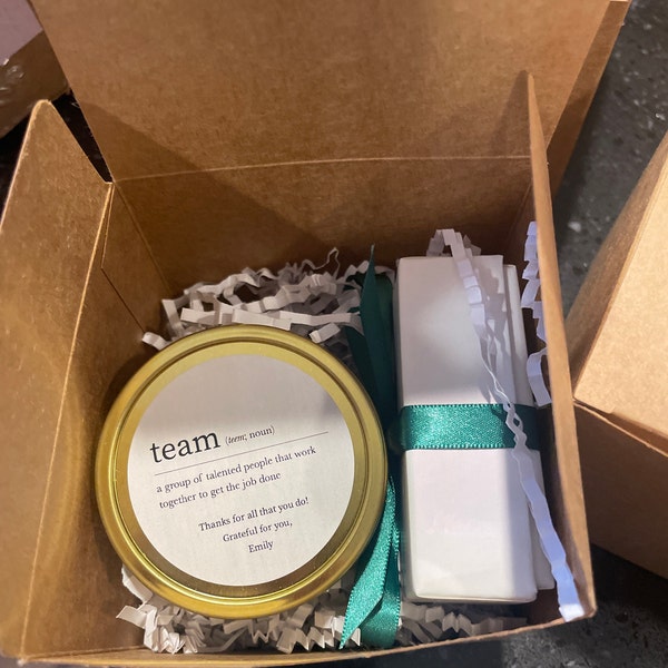 Work Team Gift for Coworker Candle Thank You Gift for Office Staff ...