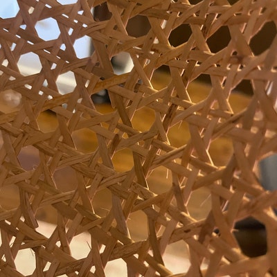 Rattan Cane Webbing Rhombic Pattern Light Natural Color - Etsy