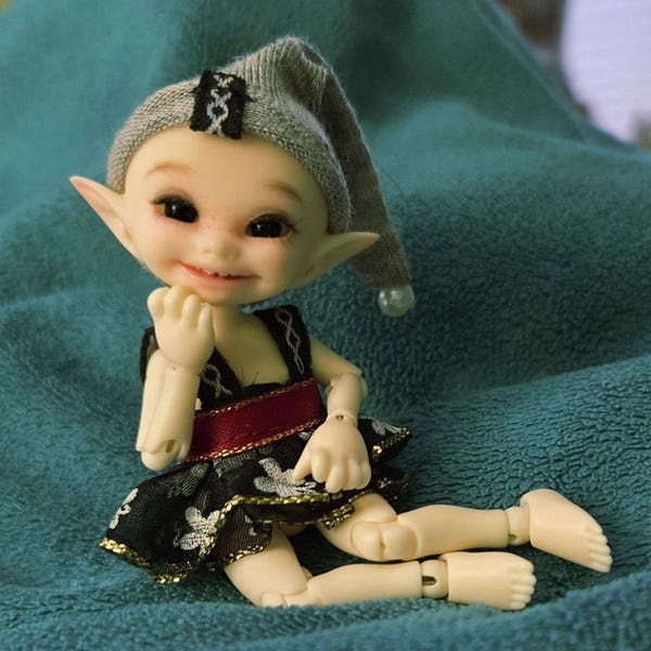 BJD Doll Full Set 1/4 BJD Fullset Posable Art Doll Ball Jointed Dolls ...