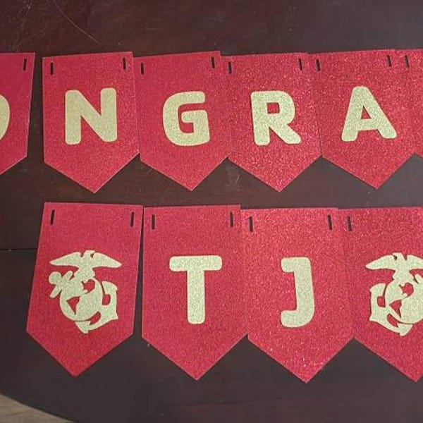 USMC Bound Banner NO SHED! - Etsy