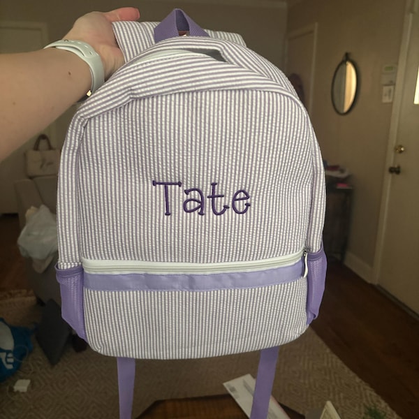 Personalized Child Backpack, Toddler Backpack, Monogrammed School Book ...