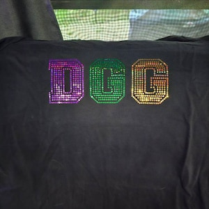 Custom Football Team and Colors RHINESTONE Mega Bling Shirt, Football ...