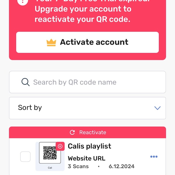 Custom QR Code Necklace, Personalized Song, Message, Picture, Link QR ...