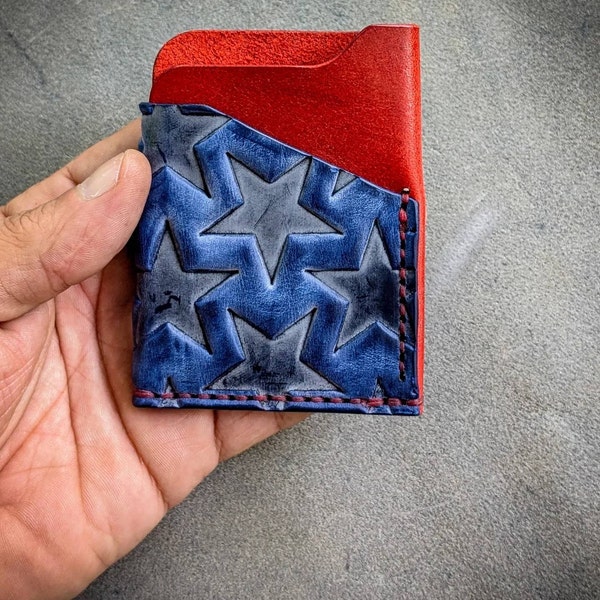 Minimalist Slim Wallet Template , DIY EDC Leather Wallet PDF Pattern - Etsy