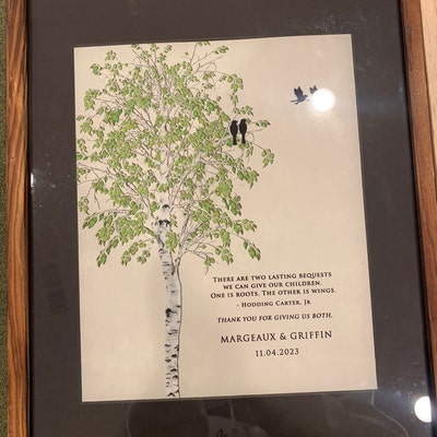 Parent Wedding Gift, Brides Parents, Grooms Parents, Mother of the ...