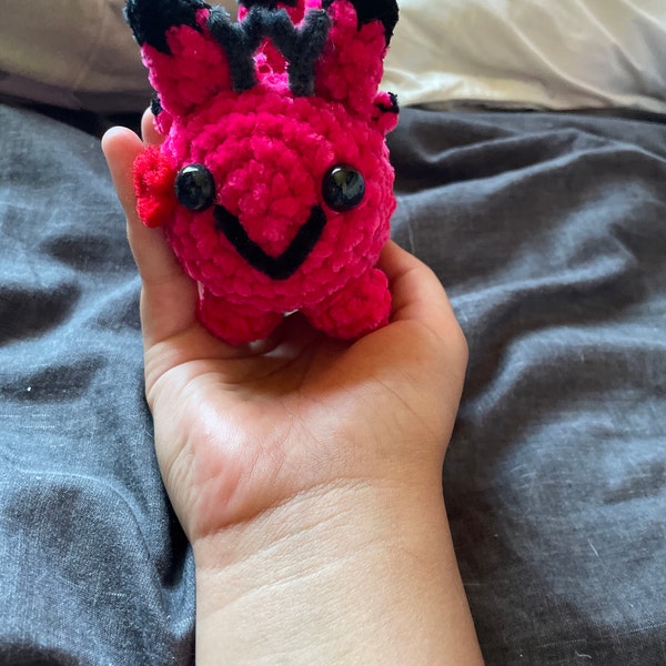 Silly Chicken Plushie Sitting Crochet Amigurumi Stuffed Animal Plush ...