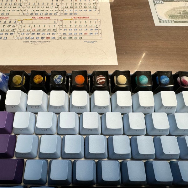 Custom Resin Planet Keycap: Solar System Artisan Keycap - Etsy