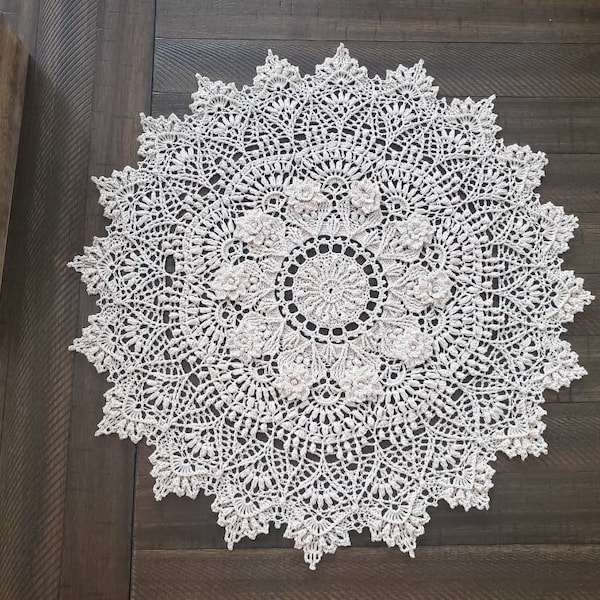 Beatrice Doily PDF Written Pattern Designed by Tanya Vinamor Crochet ...