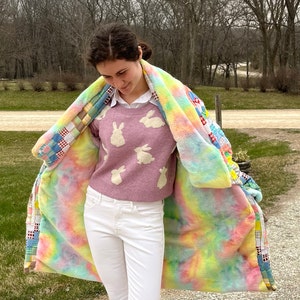 Barney & Baby Bop Nostalgic Dyed Comforter Coat - Etsy