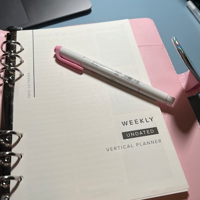 Printed Undated Daily Planner Inserts A5 minimal Stationery Daily ...