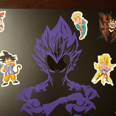 Vinyl Decal Super Saiyan Vegeta Full Art Decal 6 W X 8.39 - Etsy