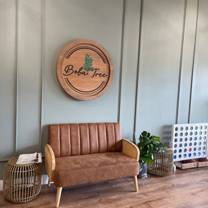 Custom Wood Lit Commercial Neon , Business Sign, Logo, LED, Entrance ...