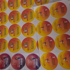 Sunflower Delivery Stickers for Gig Workers Custom Personalized 2 ...